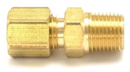 CONECTOR RETO MACHO DE COMPRESSÃO LATÃO | Visão Hidropneumática